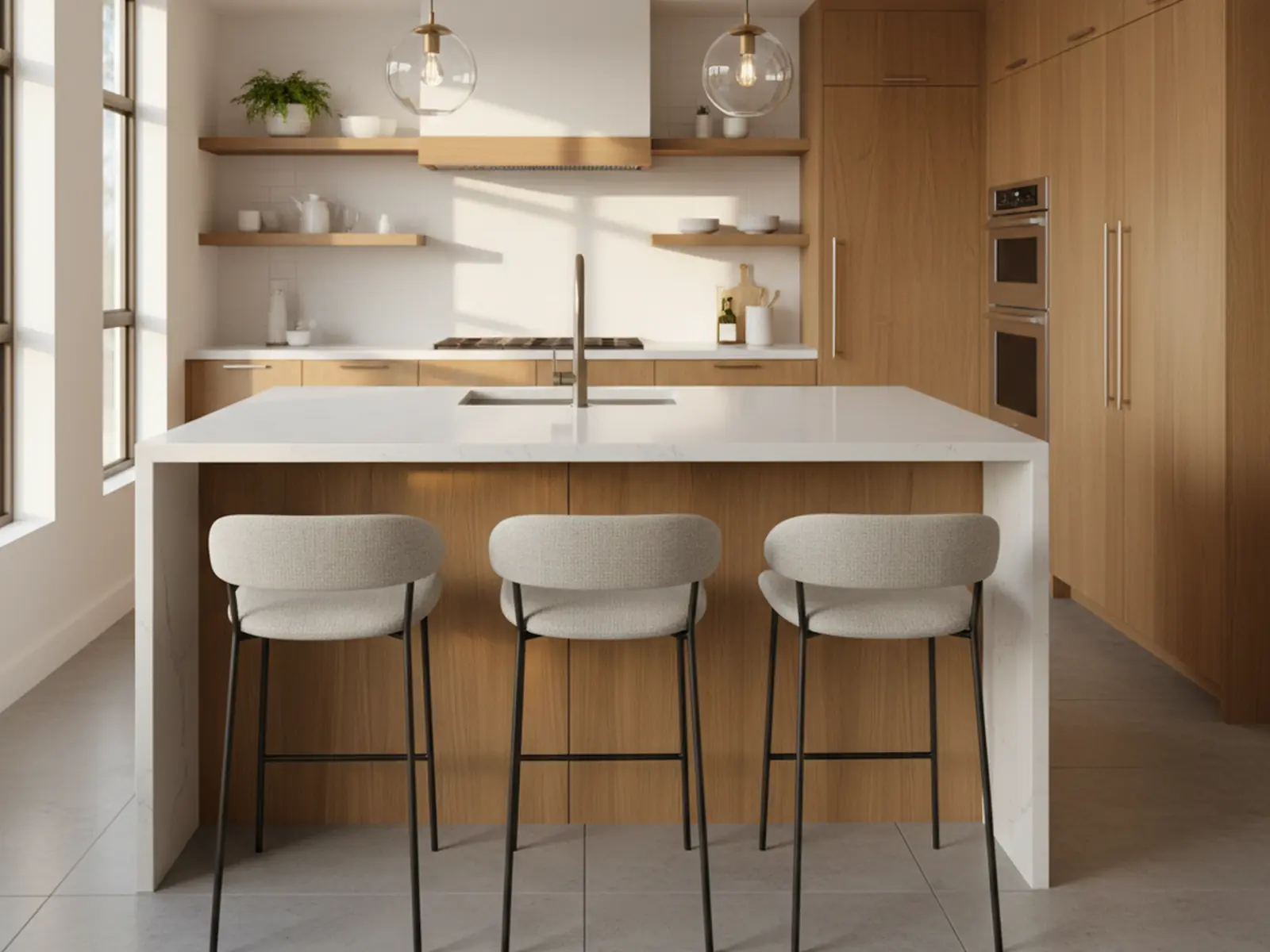 Kitchen Island Overhang & Seating Support: How Far Can You Cantilever ...